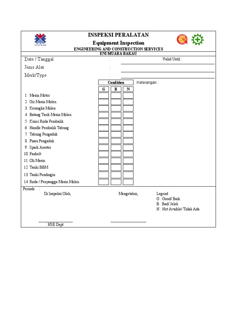 Inspeksi Truck Mixer | PDF
