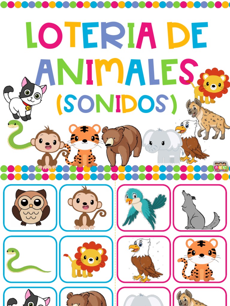 Loteria de Animales | PDF