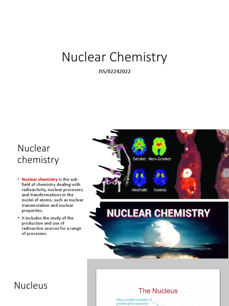Nuclear Chemistry | PDF | Nuclear Physics | Radioactive Decay
