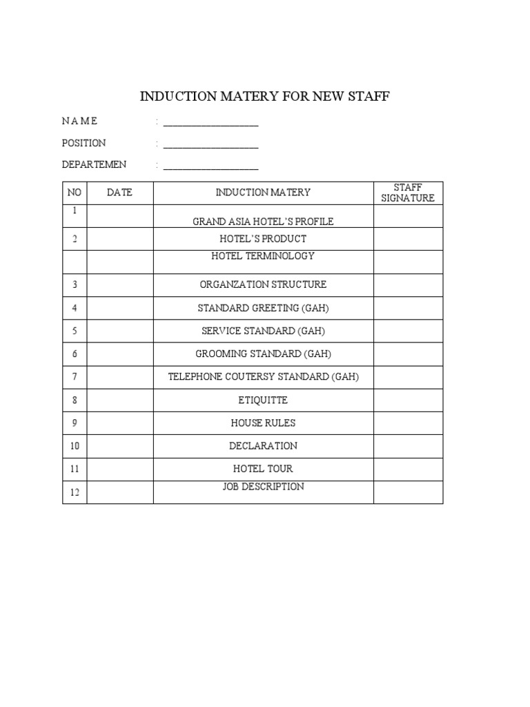 Induction Form | PDF