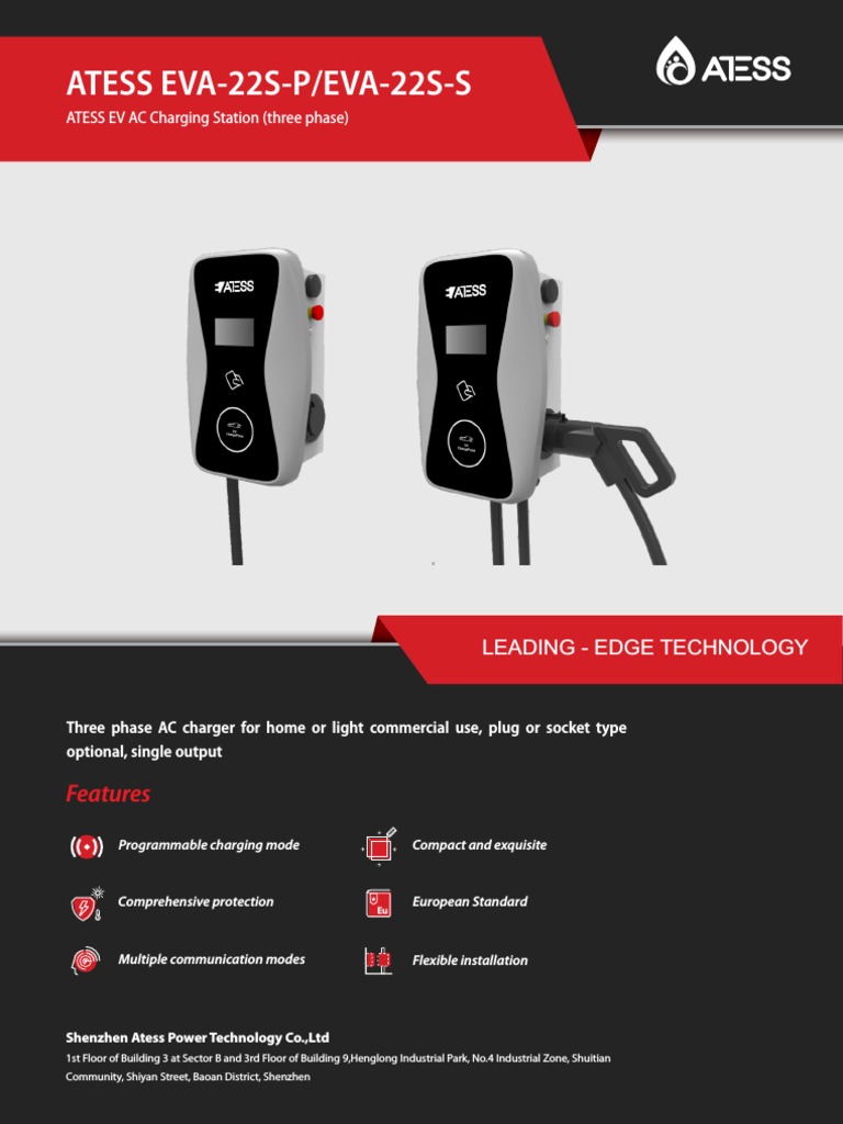 EVA-22S Datasheet | PDF | Alternating Current | Ac Power Plugs And Sockets