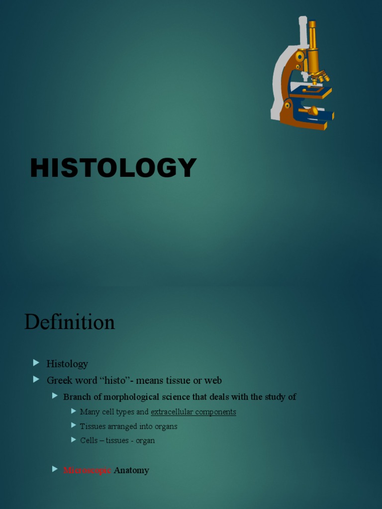 Histology Orientation & Introduction | PDF | Histology | Staining