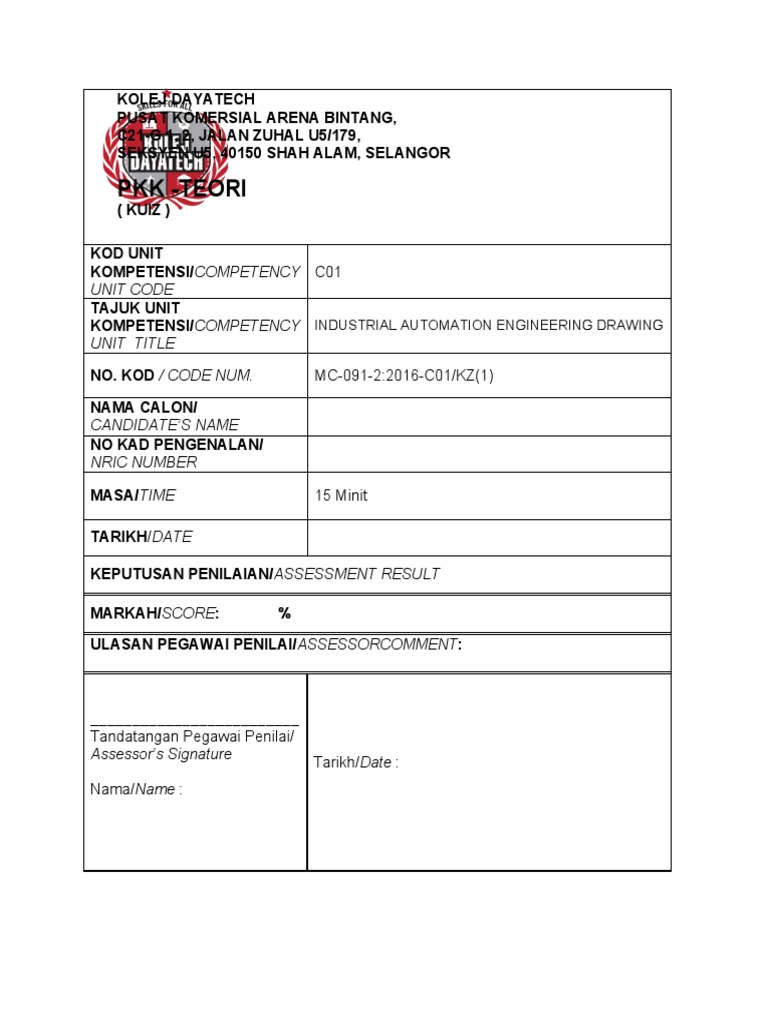 PKK Kuiz c01 (1) Done Update | PDF