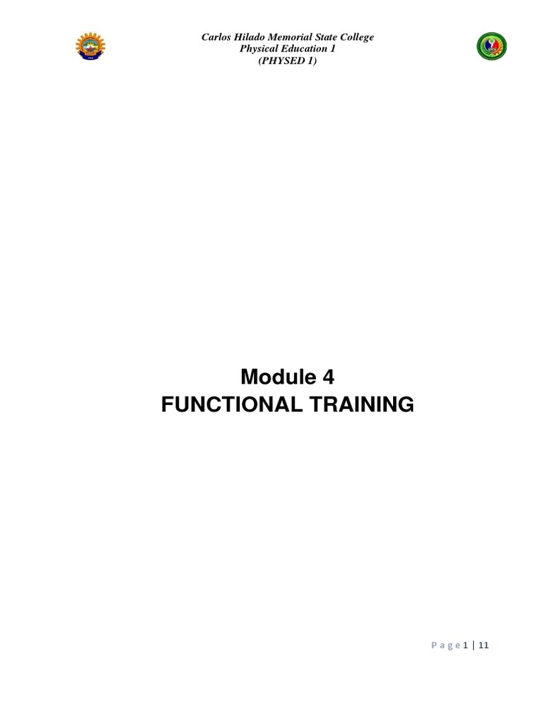 Functional Training Module: Developing Core Strength and Movement ...