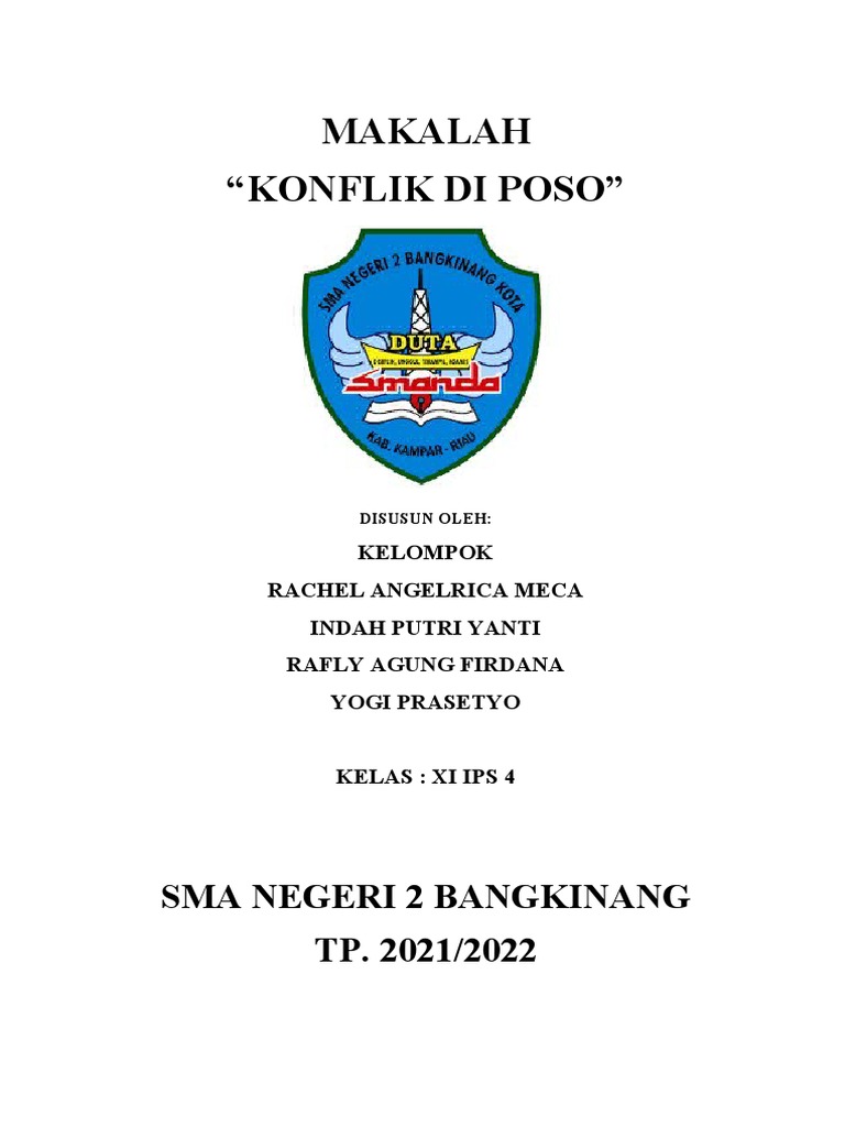 Konflik Di Poso | PDF