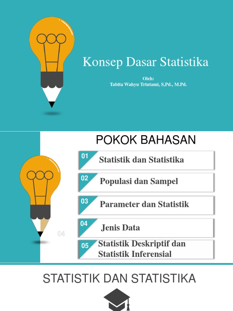 Konsep Dasar Statistika | PDF