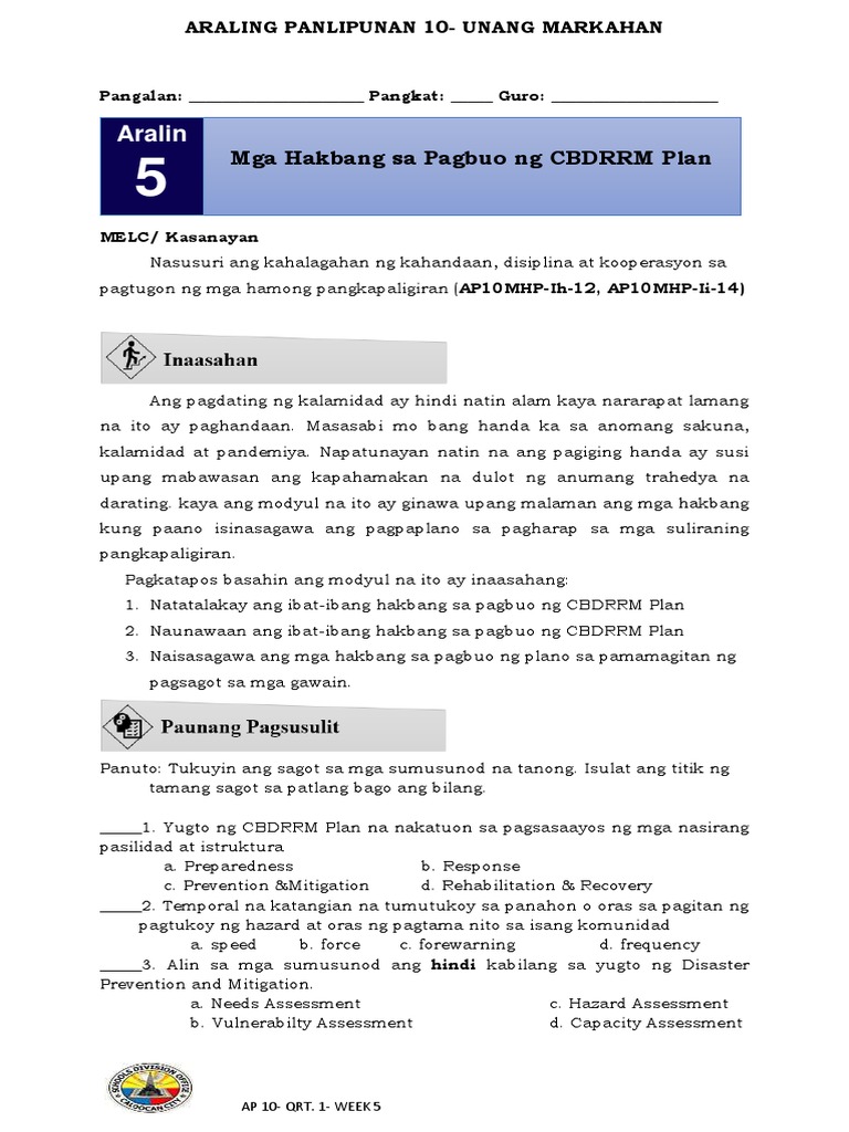 AP 10 Q1 Week 5 1 | PDF