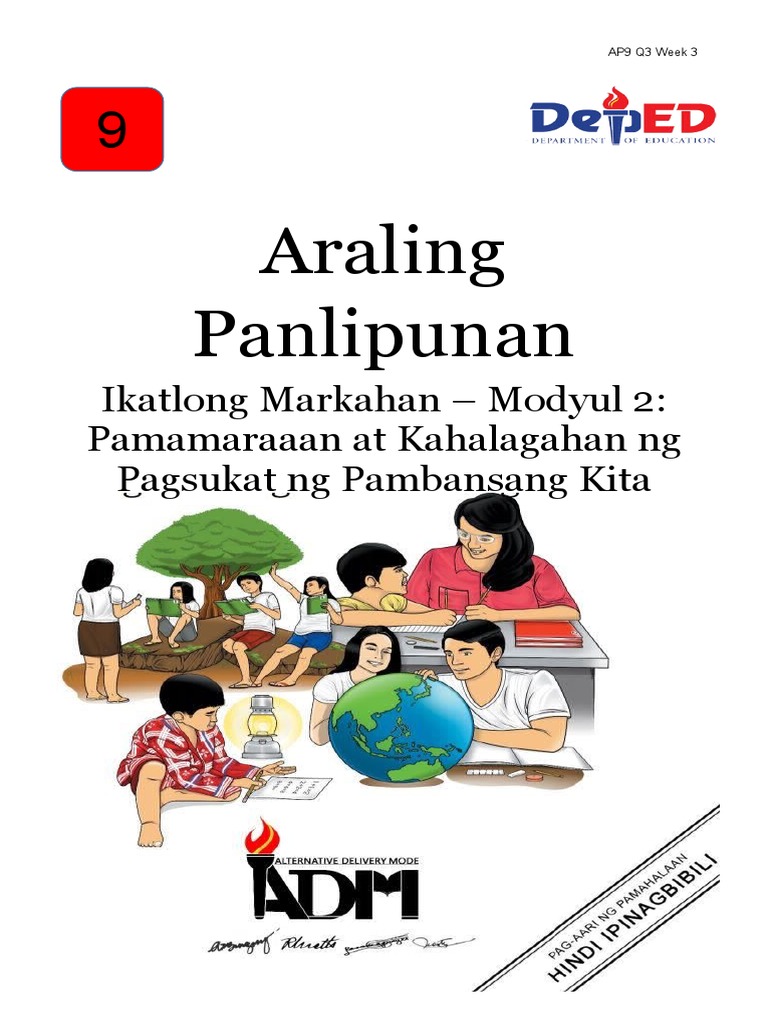Aral. Pan 9 Q3 (Module Week 3) | PDF