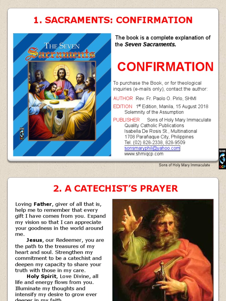 Sacraments: Confirmation | PDF | Confirmation | Pentecost