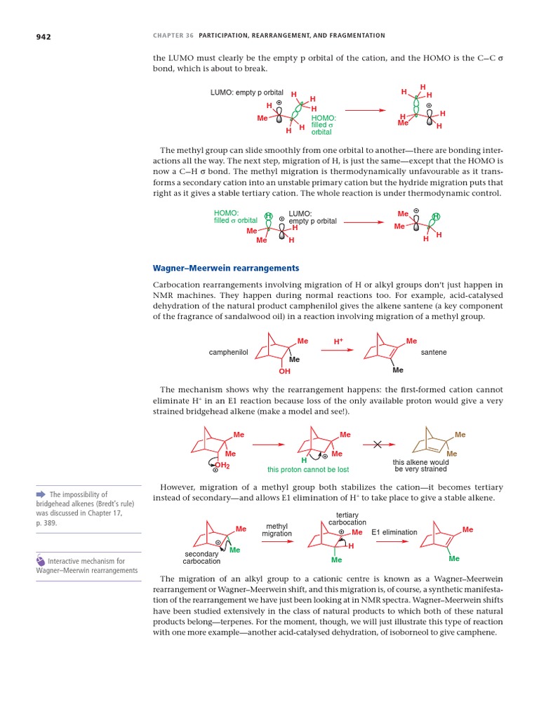 Wagner-Meerwein Rearrangements | PDF | Unit Processes | Chemistry