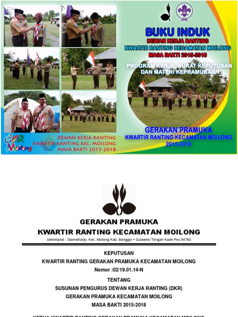 Buku Induk, SK Dan Program Kerja DKR | PDF