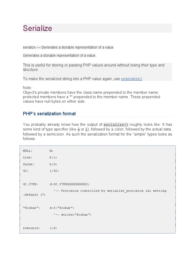 Serialization Pdf Method Computer Programming Class Computer 7626