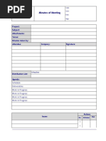 Matters Arising Template | PDF