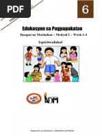 Aralin-30 Ispiritwalidad Nagpapaunlad NG Pagkatao | PDF