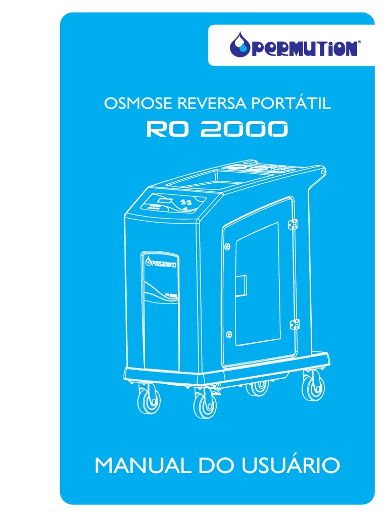 Manual Do Usuário RO2000 - REVISÃO 03 | PDF | Osmose | Hertz