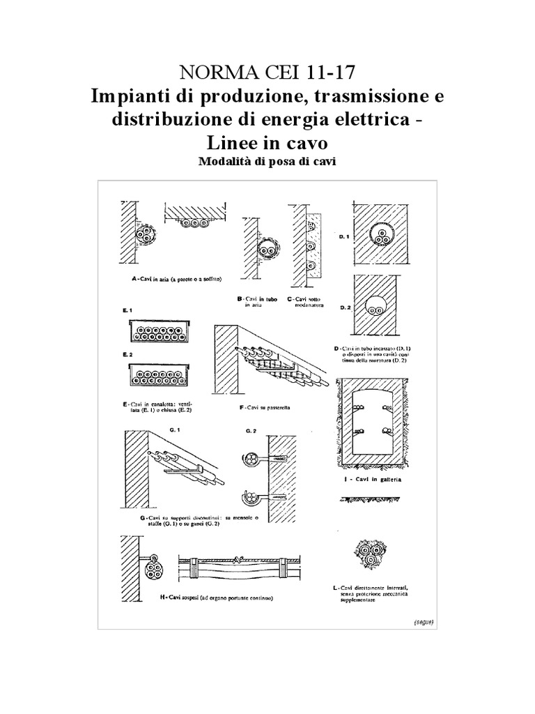 Dokumen - Tips Estratto Norma Cei 11 17 | PDF