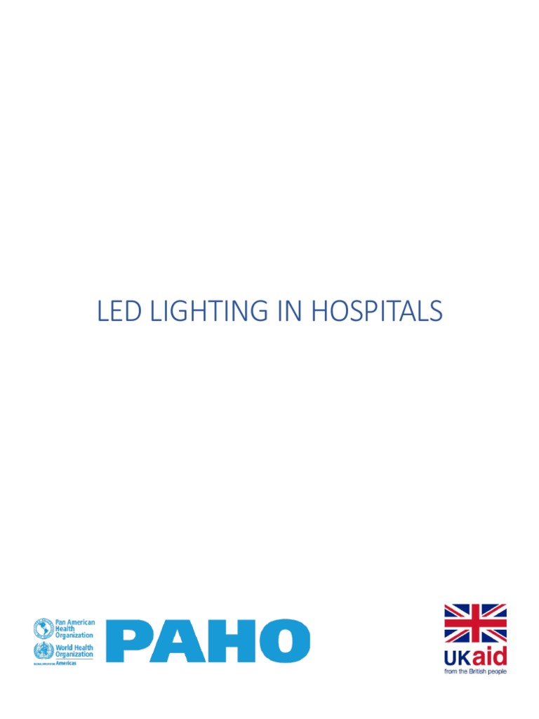 Led Lighting in Hospitals | Download Free PDF | Lighting | Incandescent ...