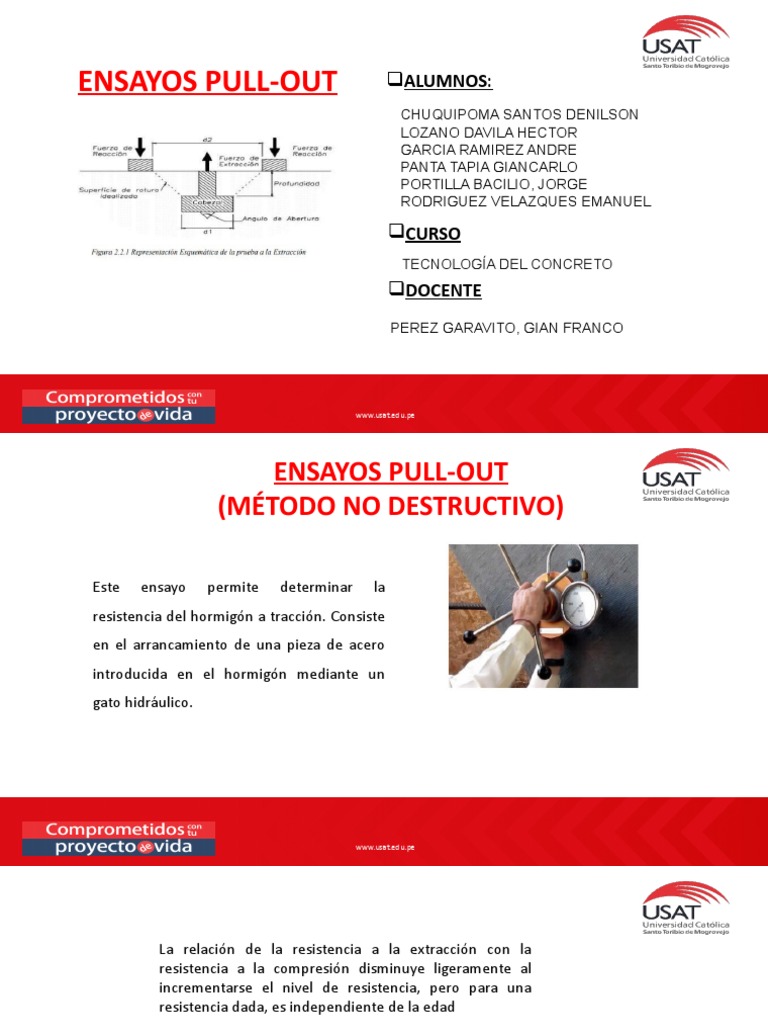 Ensayo Pull-Out | PDF