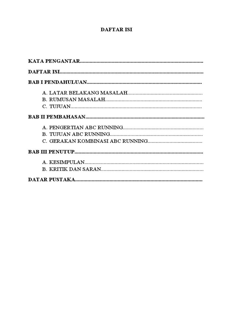 Abc Running Doct | PDF