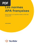 Guide de bibliographie aux normes APA | PDF | Style APA | Bibliographie