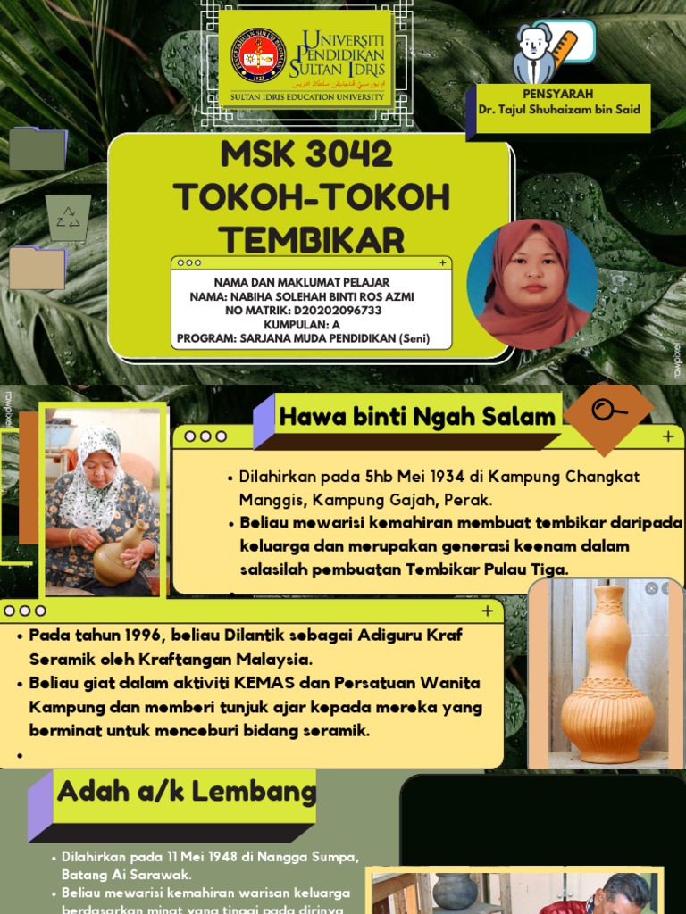 Contoh Slide Tembikar | PDF