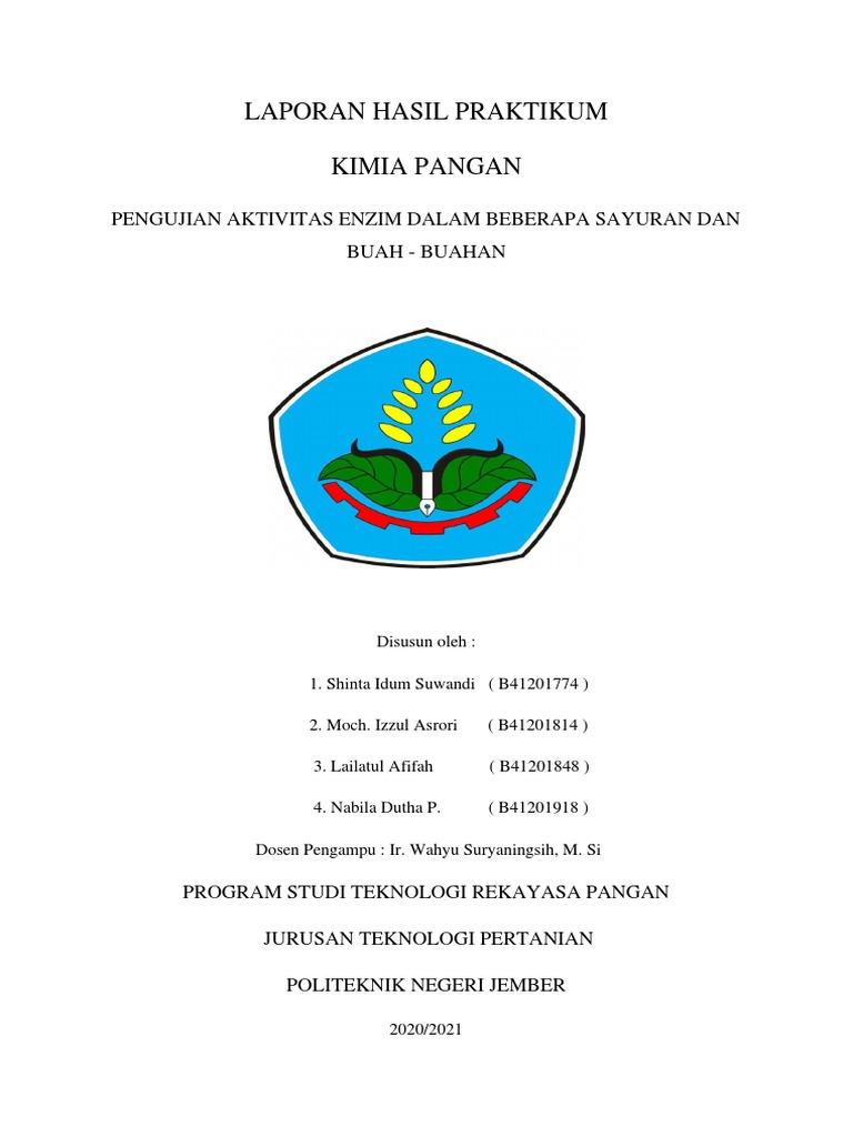 Laprak Kel. Aktivitas Enzim Gol. C | PDF