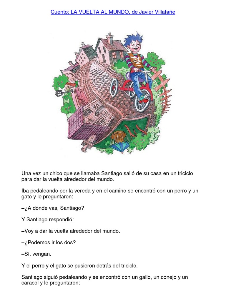 Cuento La Vuelta Al Mundo Javier Villafañe | PDF