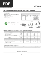 NCE4688datasheet 14434425873 | PDF | Field Effect Transistor | Mosfet