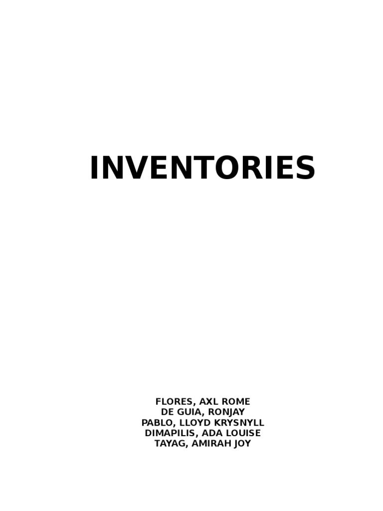 BSA 2C Inventories | Download Free PDF | Inventory | Cost Of Goods Sold