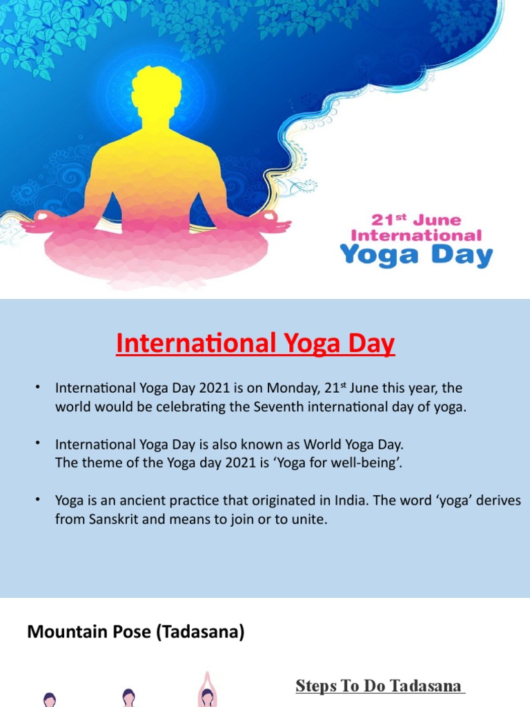 International Yoga Day 2021 Overview | PDF