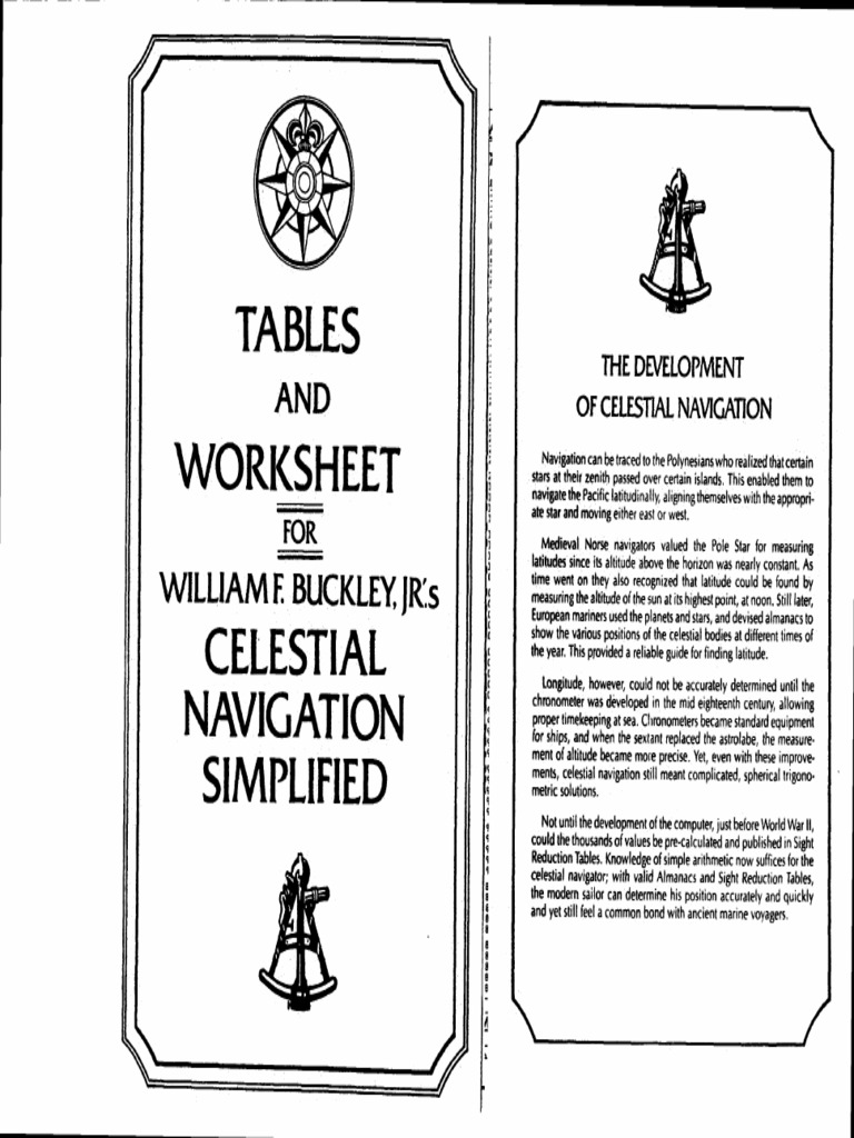 Celestial Navigation Study Guide | PDF