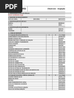 Check List Calandra | PDF | Bens manufaturados | Engenharia Elétrica