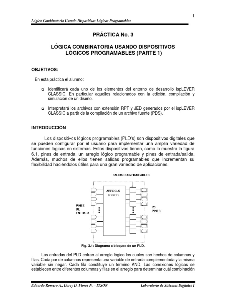 Lógica Combinatoria con PLDs en ispLEVER | PDF | Ventana (informática ...