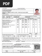 B.A. 2022 Marksheet for Mandeep Singh | PDF