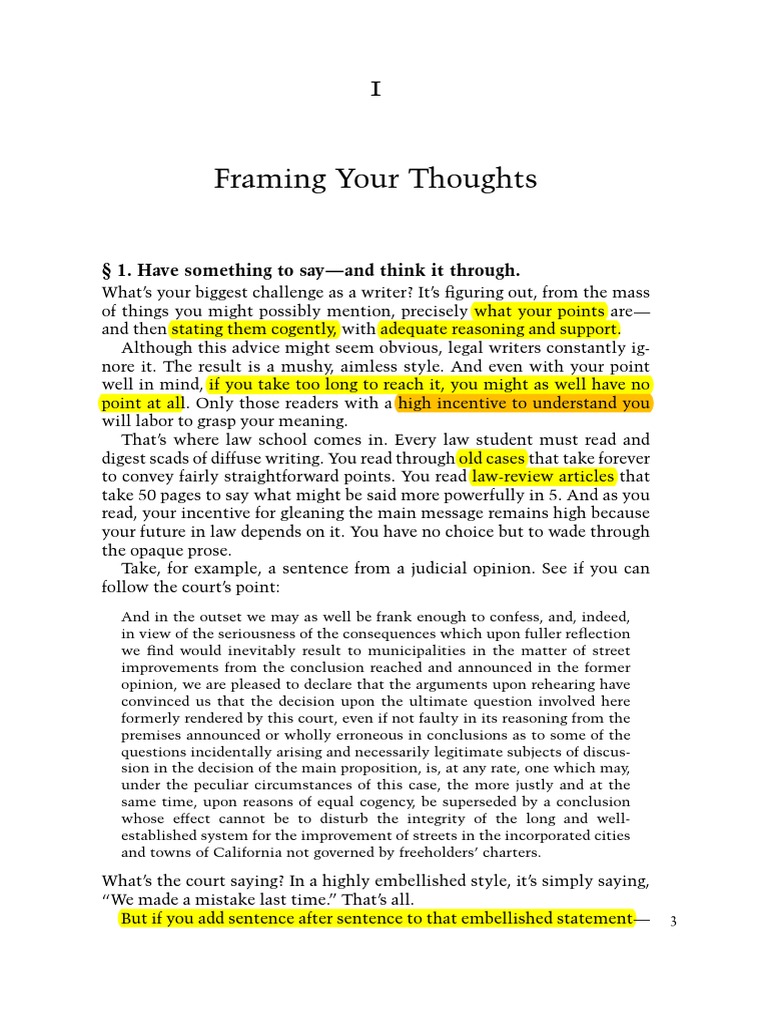 Principles For All Legal Writing by Bryan Garner | PDF | Sexual ...