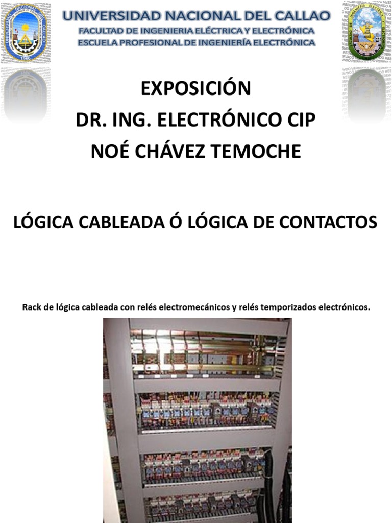 Lógica cableada: fundamentos y elementos básicos | PDF | Relé | Componentes