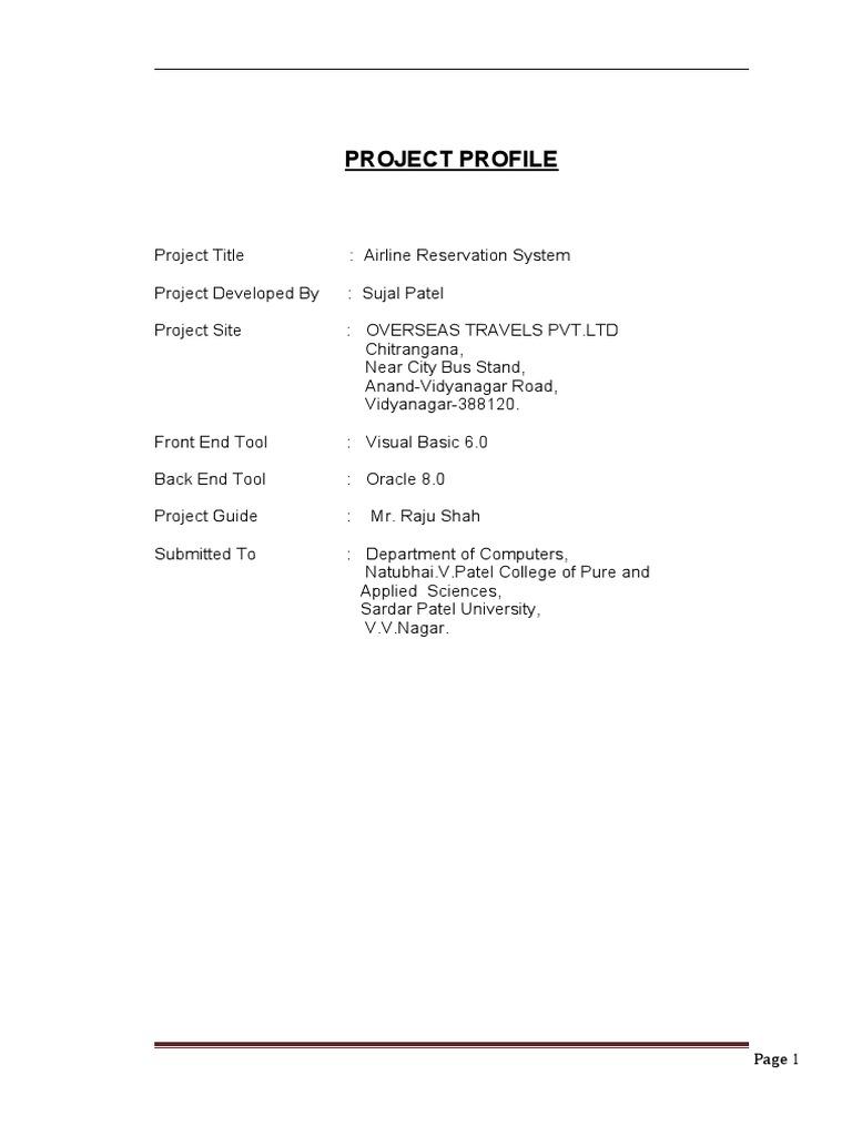 Airline Reservation System Visual Basic | PDF | Databases | Relational Database