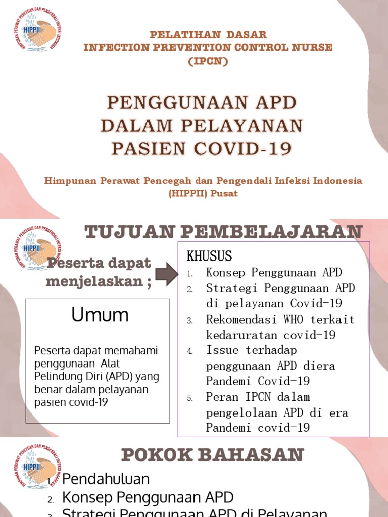 Penggunaan Apd Covid - Hippii - Rev2021 | PDF