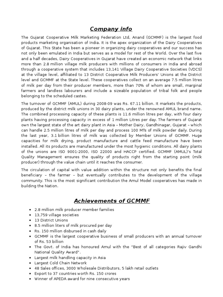 The Amul Model: Leveraging Dairy Cooperatives for Farmer Empowerment ...