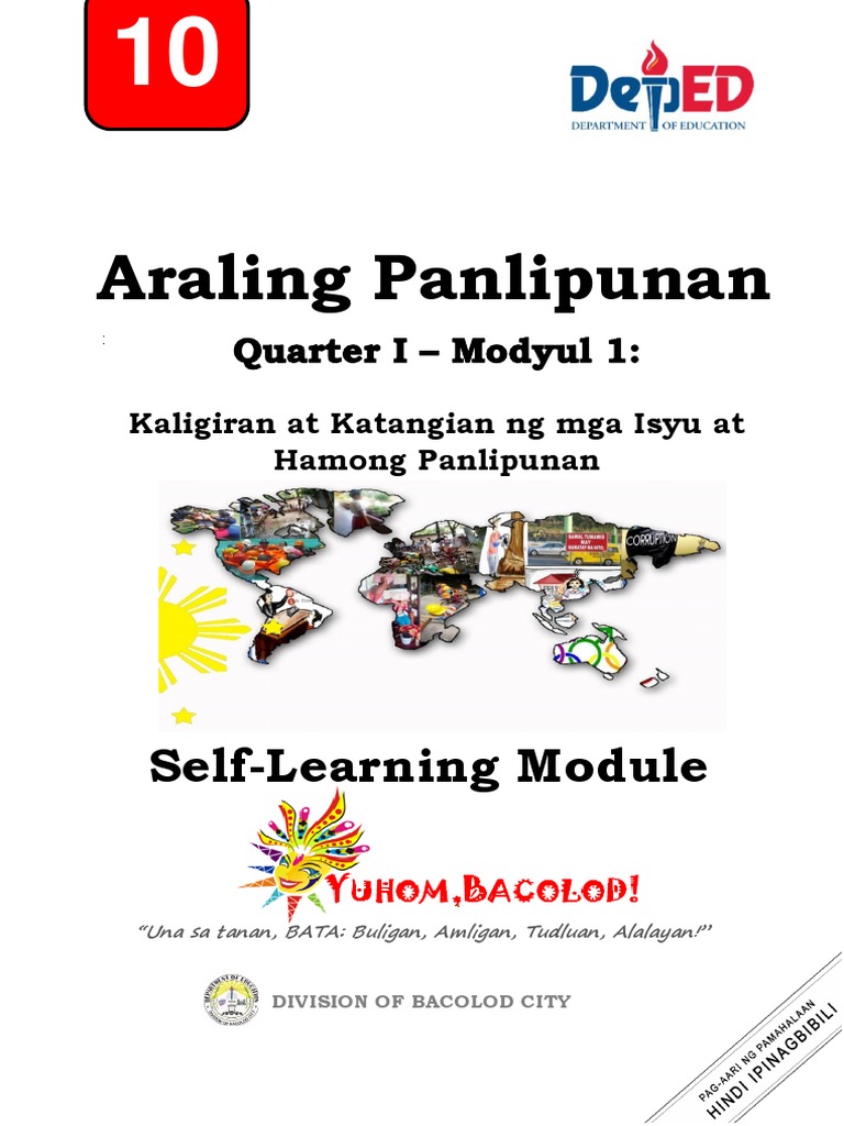 Araling Panlipunan: Self-Learning Module | PDF | Public Sphere