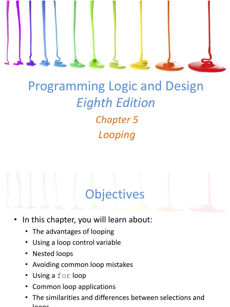 Programming Logic and Design: Eighth Edition | PDF | Control Flow | Software Development