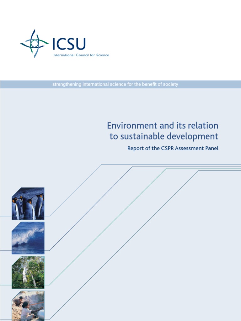 Environment and Its Relation To Sustainable Development: Report of The ...