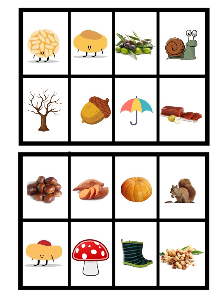Bingo Otoño | PDF