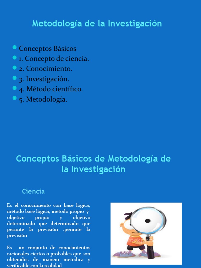 Metodologia Investigacion Presentacion Powerpoint | PDF | Método ...