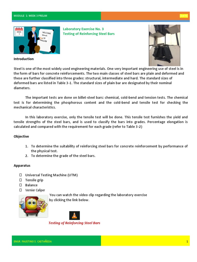 Module-1 - Week 3 Prelim | PDF | Deformation (Engineering) | Strength ...