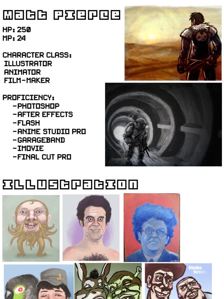 Matt Pierce: 3D Animator Portfolio | PDF