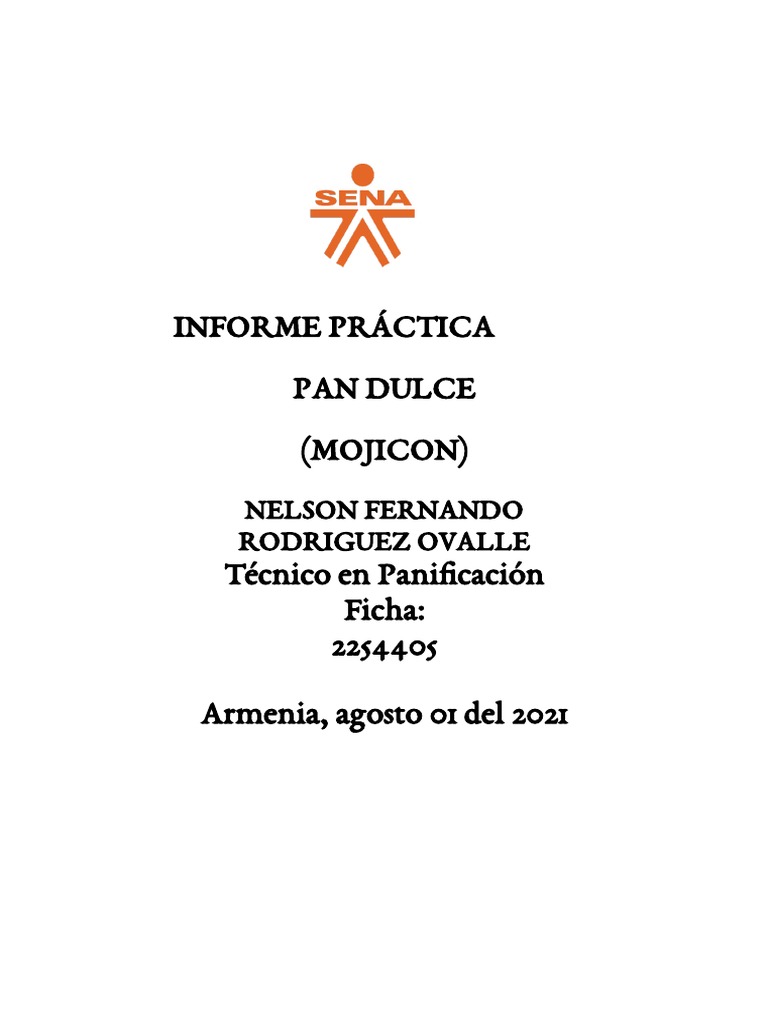Receta de Pan Dulce Mojicón | PDF | Panes | Alimentos