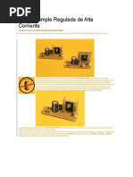 Fuente Regulada Simple de Alta Corriente | PDF | Transformador | Transistor