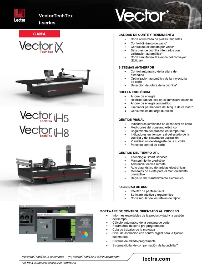 Vector TechTex I-Series Technical-Datasheet Es | PDF | Uso eficiente de ...