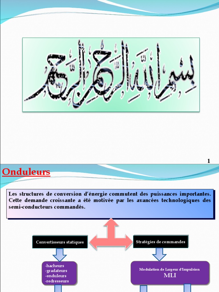 Onduleurs et Modulation de Largeur d'Impulsion | PDF | Onduleur ...